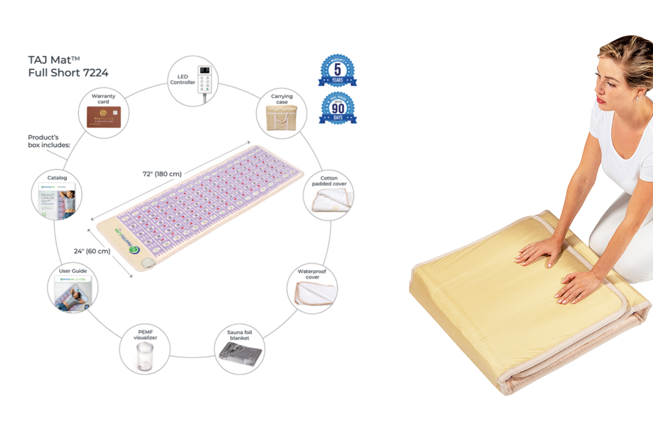 HealthyLine TAJ Mat Review 2025: Gemstone Multi-Therapy Wellness